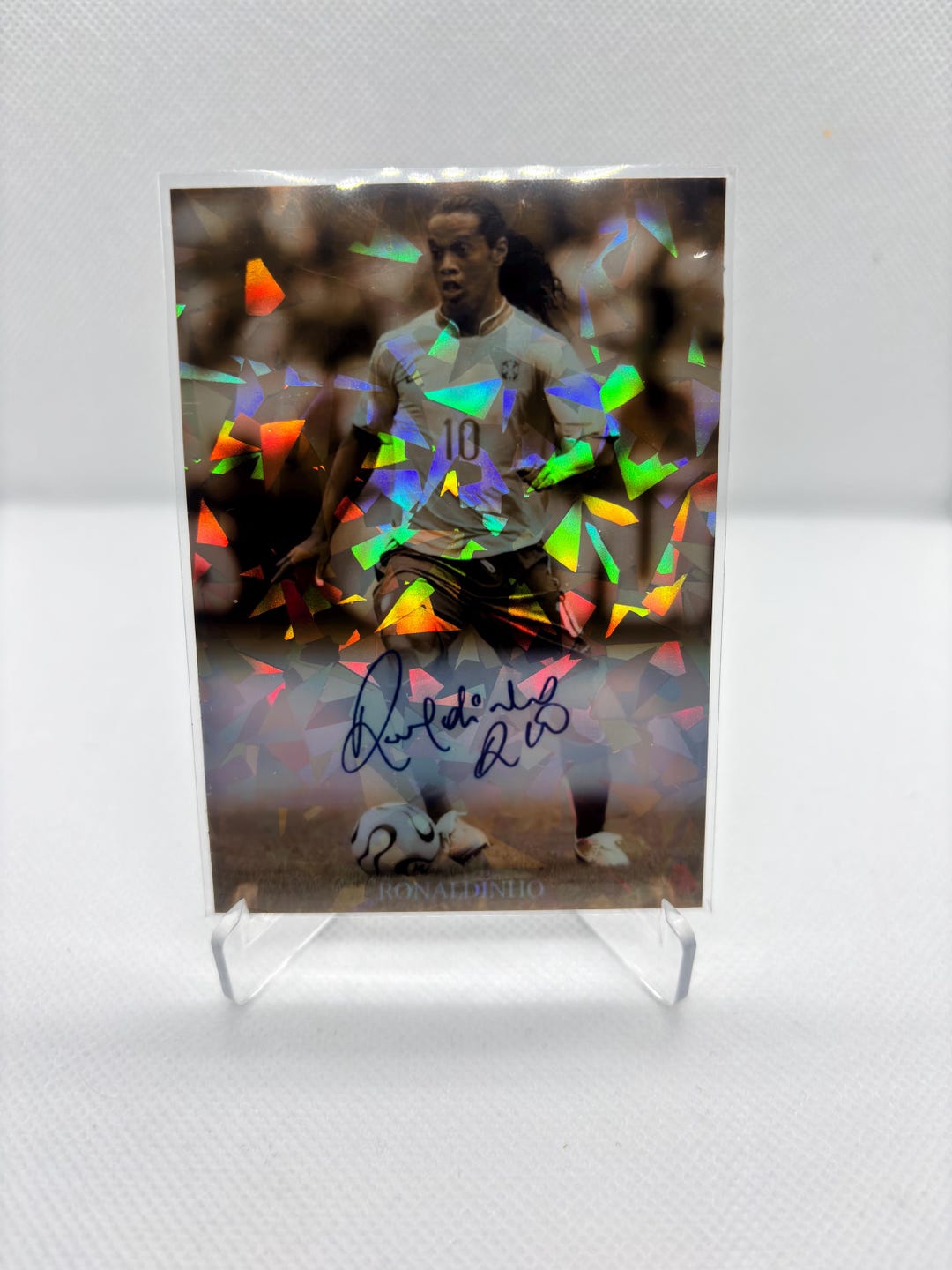 Ronaldinho Brazil Custom Art Fan Trading Card - Etsy
