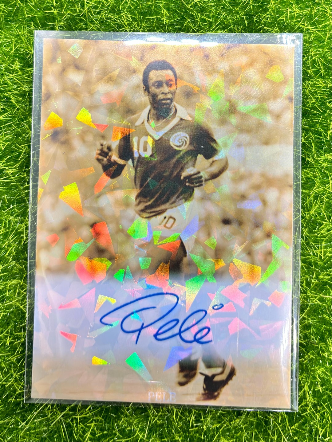 Pele Brazil Custom Art Football Fan Trading Card - Etsy