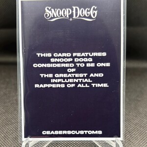 Snoop Dogg Custom Fan Art Trading Card - Etsy