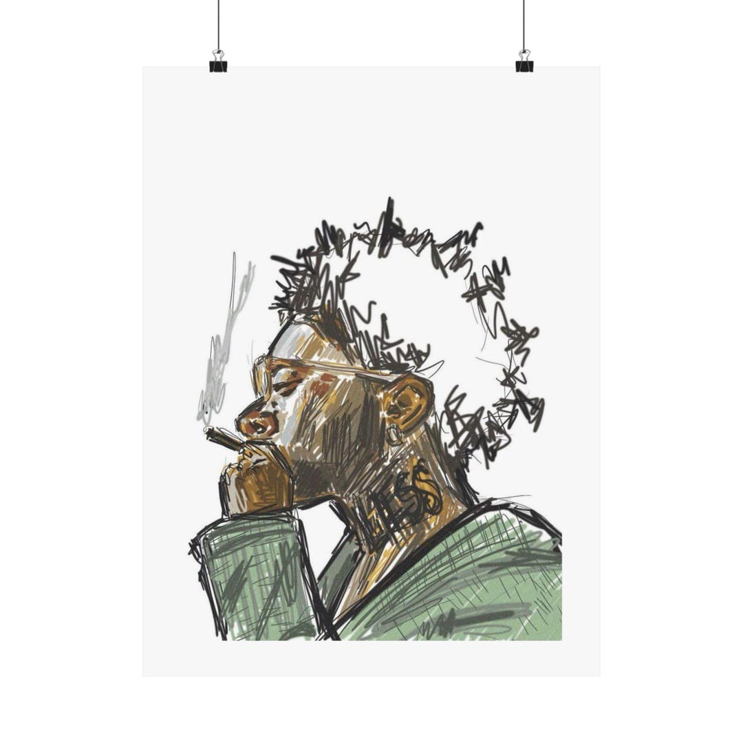 Rap Poster, Art Print for Cool Room Decor, Rapper Wall Art, Hip Hop ...