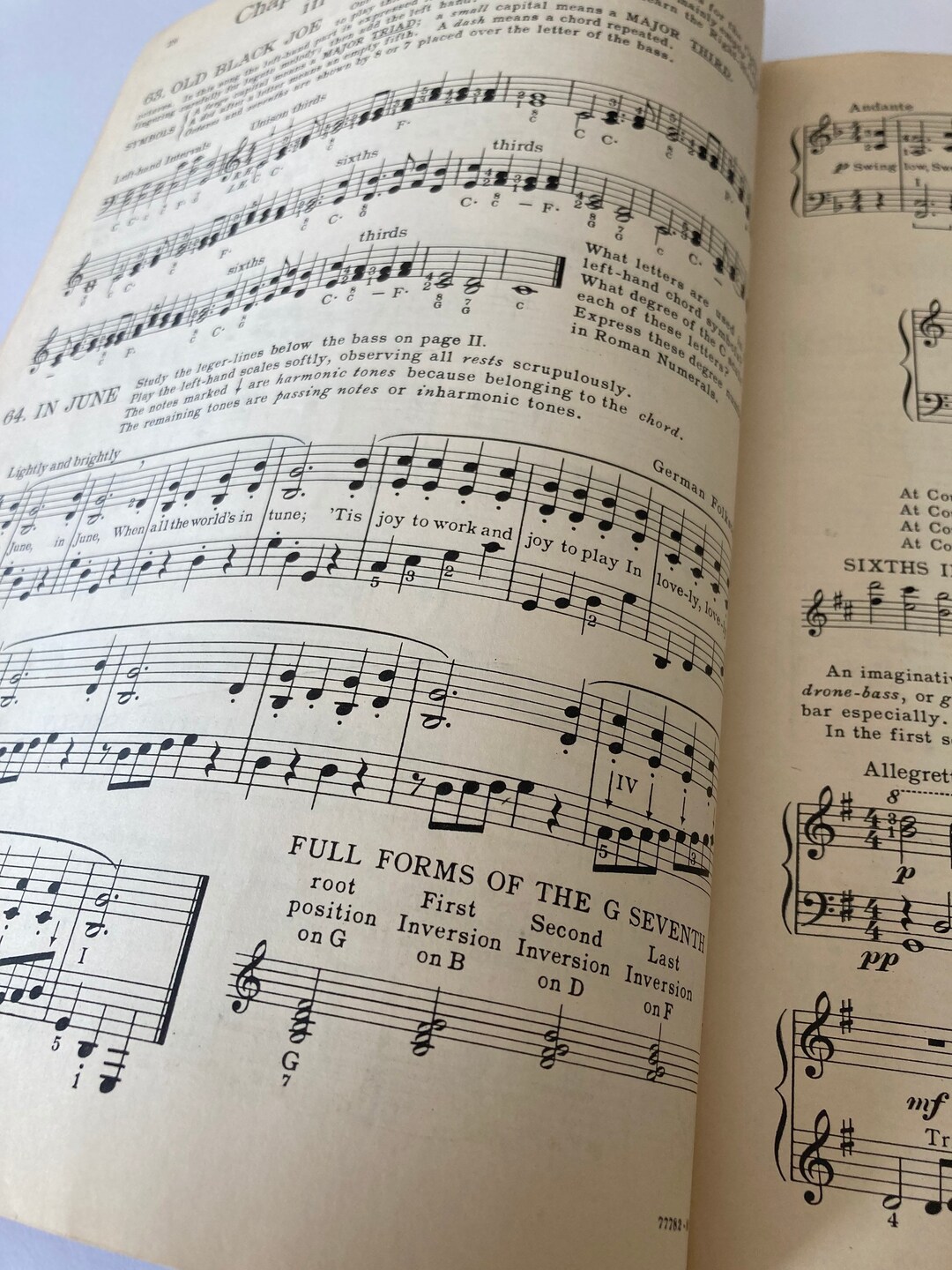 50 Vintage Sheet Music Pages: Yellowed Paper Ephemera, Crafts - Etsy
