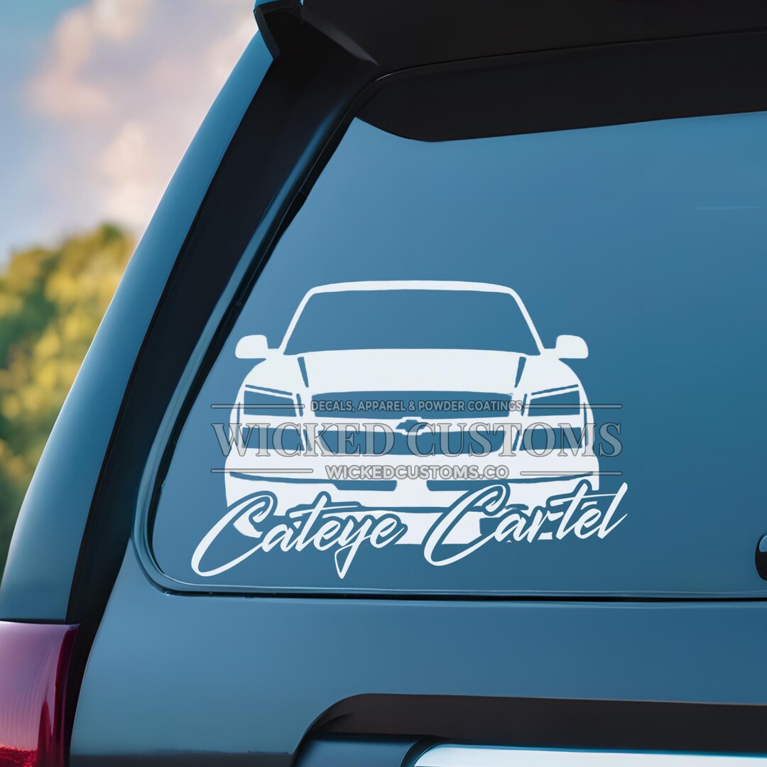 Cat Eye Cartel Decal for Cars & Trucks - Etsy