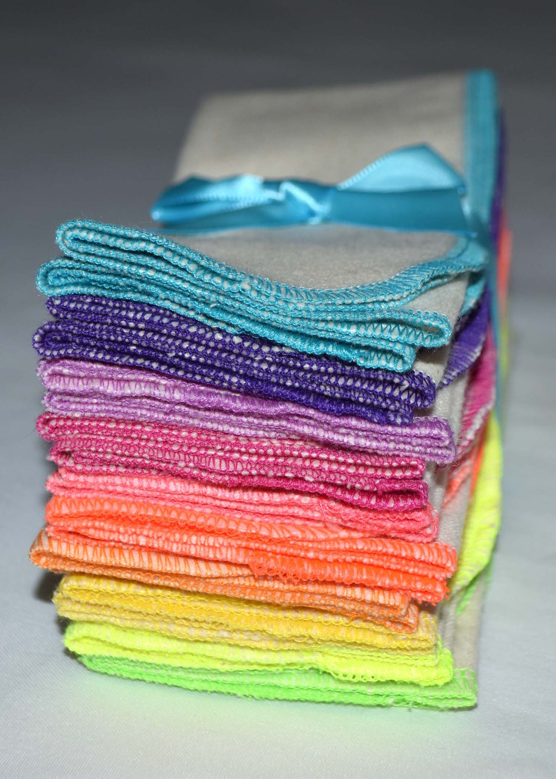 10 Pack GOTS Certified Organic Flannel Cotton Paperless Towels.....your ...