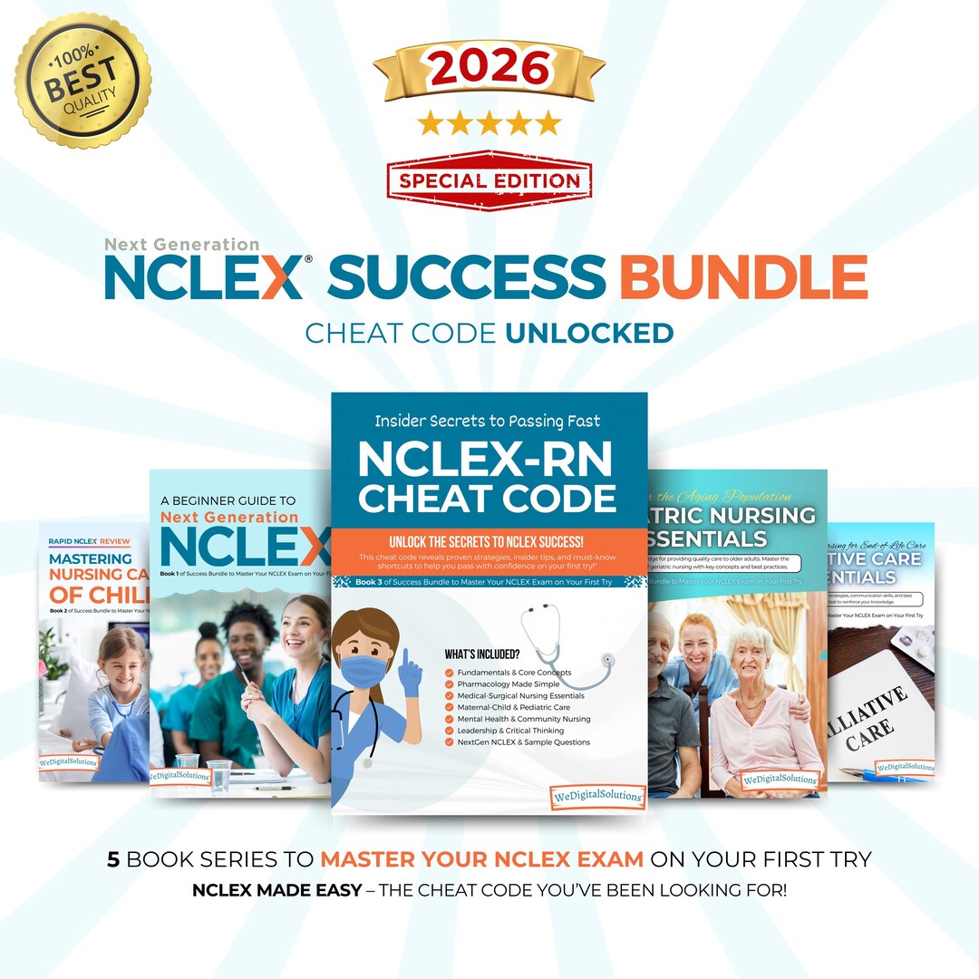 NCLEX Success Bundle 2026, RN & PN Study Guide (digital Download) - Etsy