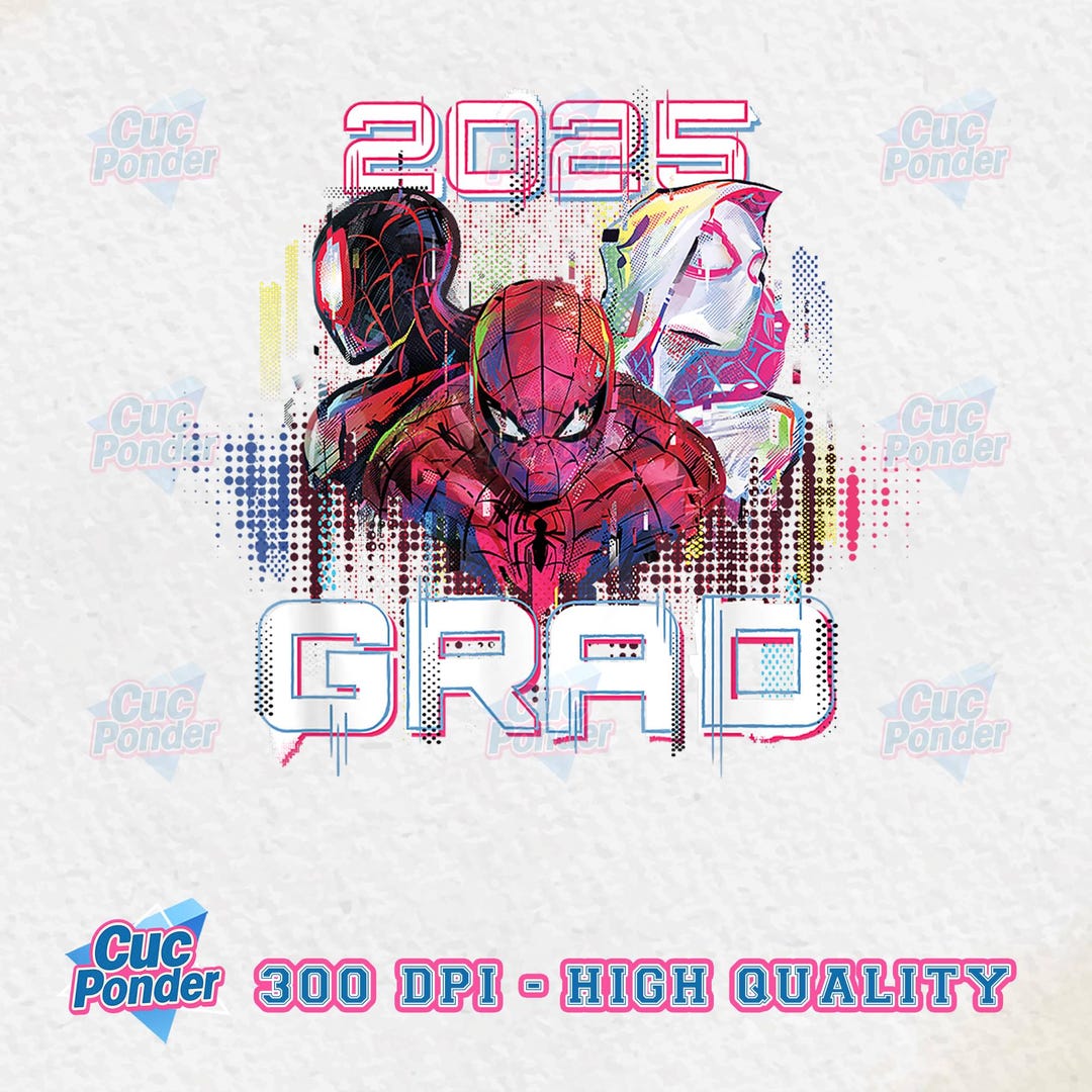 Super Heroes Graduation Png Spiderman Graduation, Class of 2025 Png ...