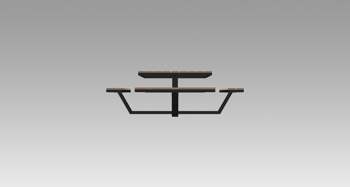 DIY Picnic Table 8 Sit | Metal Project | PDF and Cutting Files - Etsy