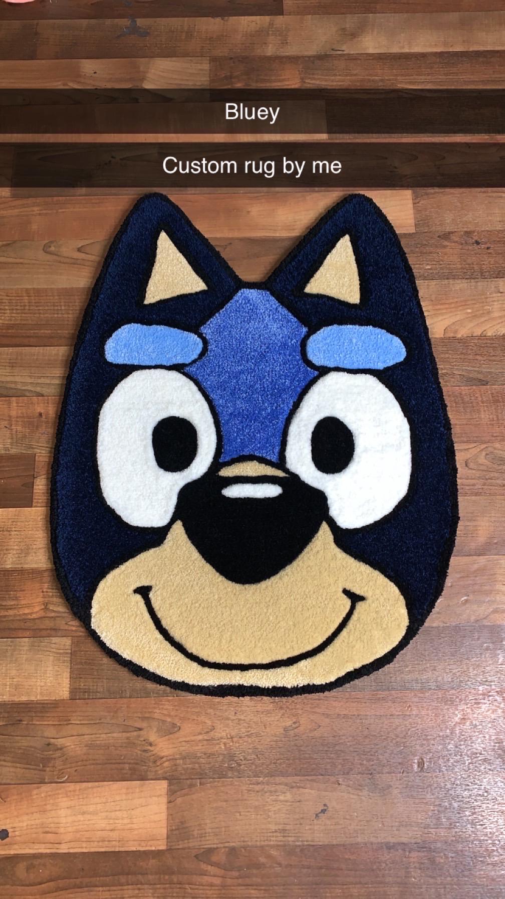 Bluey Custom Tufted Rug - Etsy
