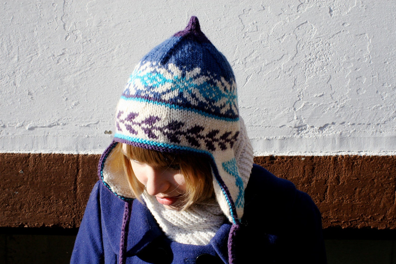 Traditional Peruvian-style Wool Winter Wonderland Hat With Ear | Etsy