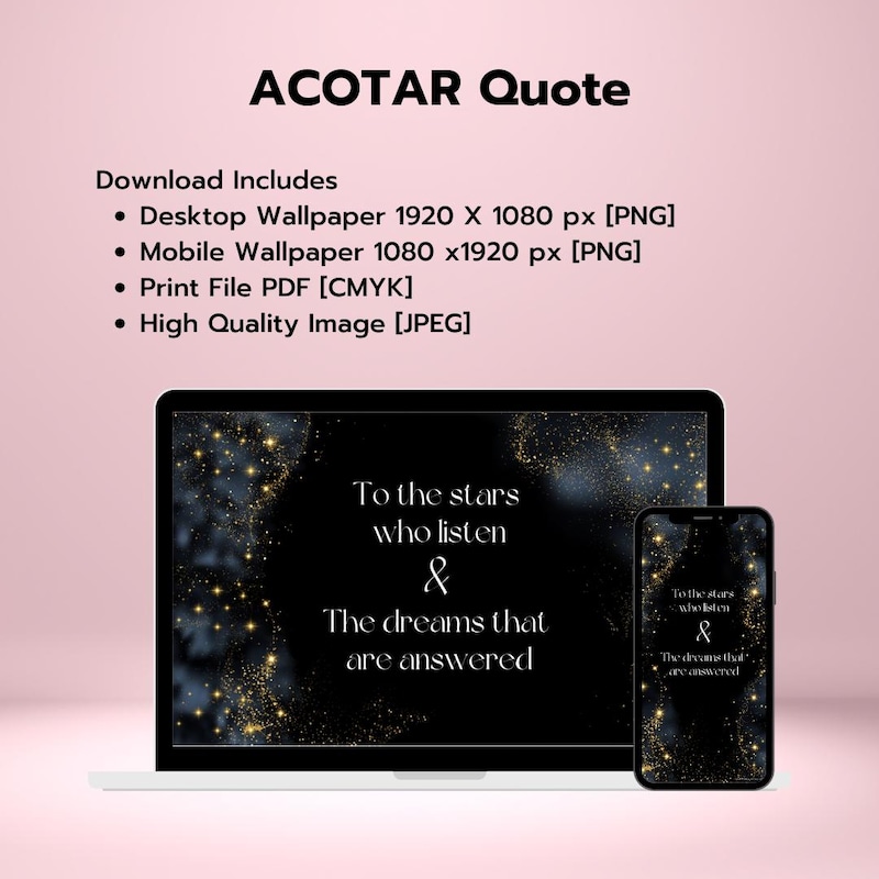 Acotar Desktop Wallpapers - Etsy
