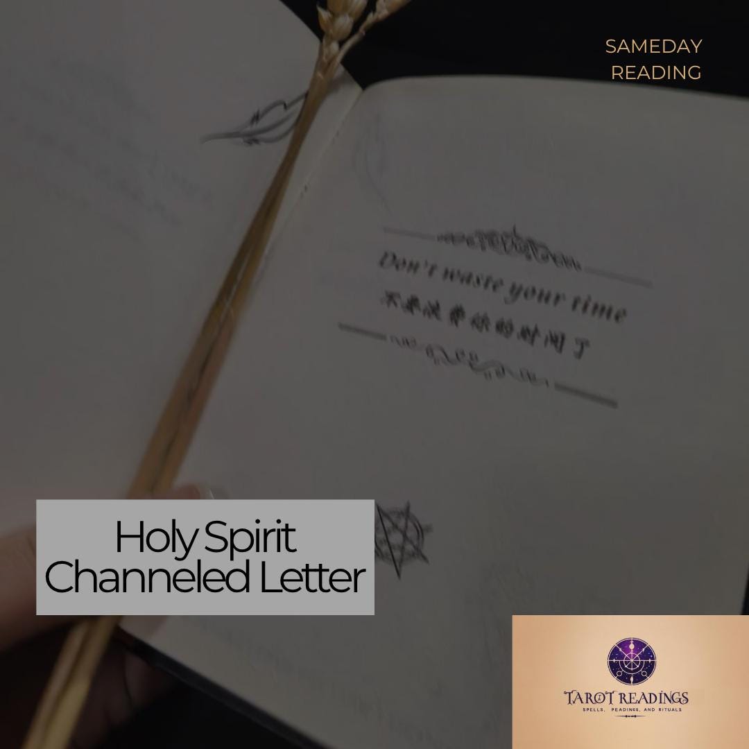 Holy Spirit Channeled Letter | Direct Message Christian Psychic Reading ...