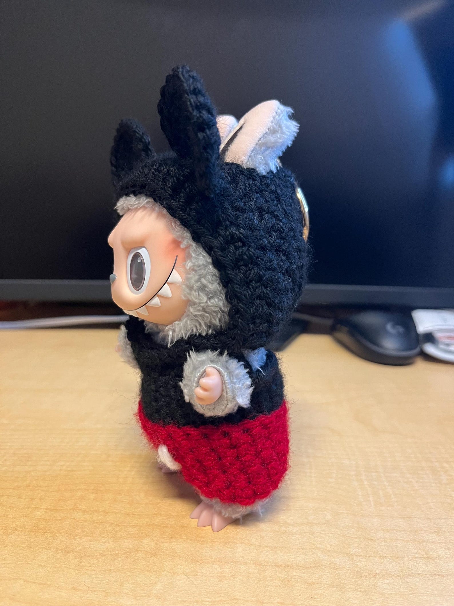 Mouse With Red Shorts Outfit for Labubu - Etsy