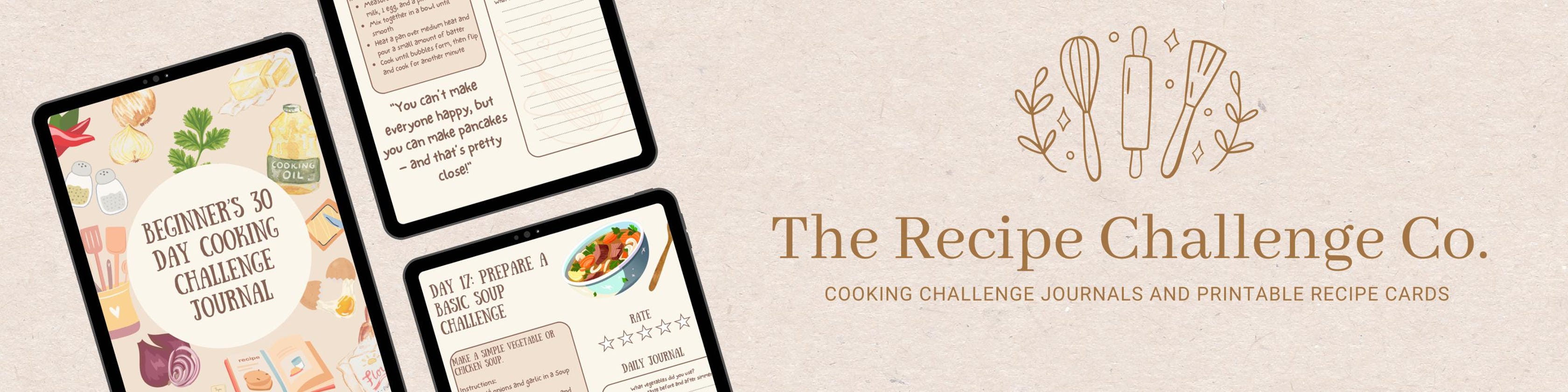 TheRecipeChallengeCo - Etsy