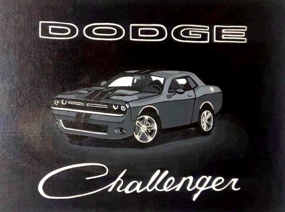 Custom Hand-painted Car Portrait Personalized Car Artwork Unique Car ...