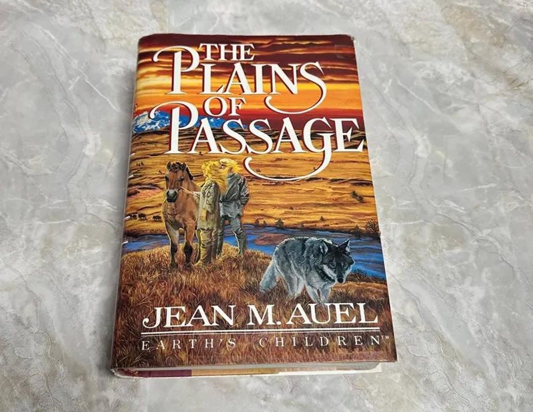 The Plains of Passage Hardcover Book, Jean M Auel Earth’s Children ...