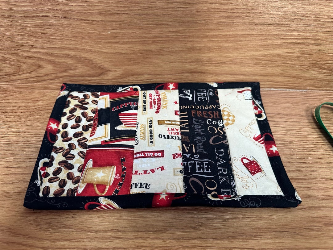Coffee Theme Mug Rug, Ready to Ship - Etsy