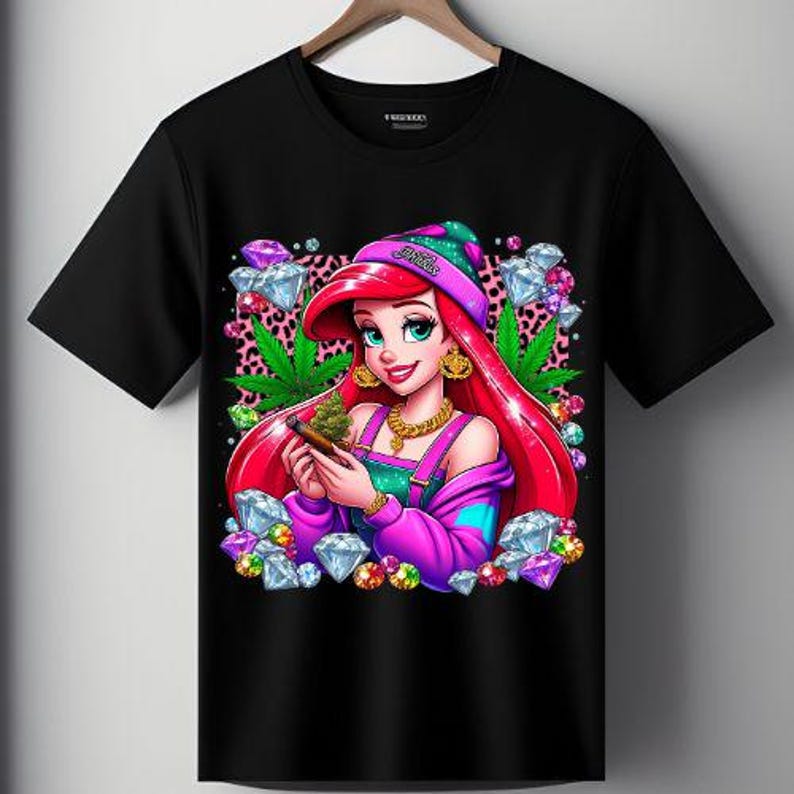 85 Weed Cartoon Princess PNG Bundle | Weed T-shirt Designs | Cannabis ...