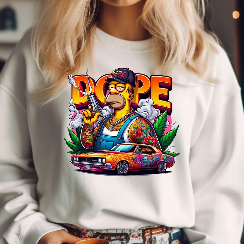 The Simpsons Weed - Etsy