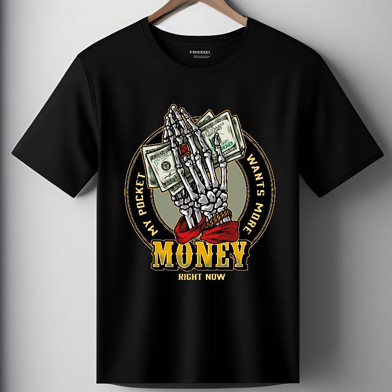 Money Design PNG: Urban Streetwear T-shirt Graphic (300 DPI Digital ...