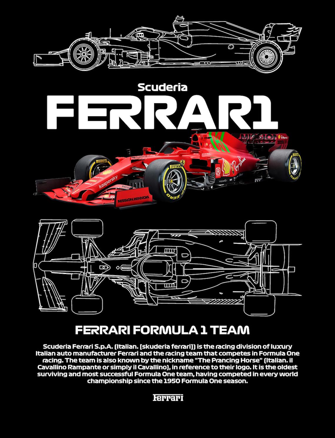 Ferrari F1 PNG Digital Download (2) Files | High-resolution File for ...
