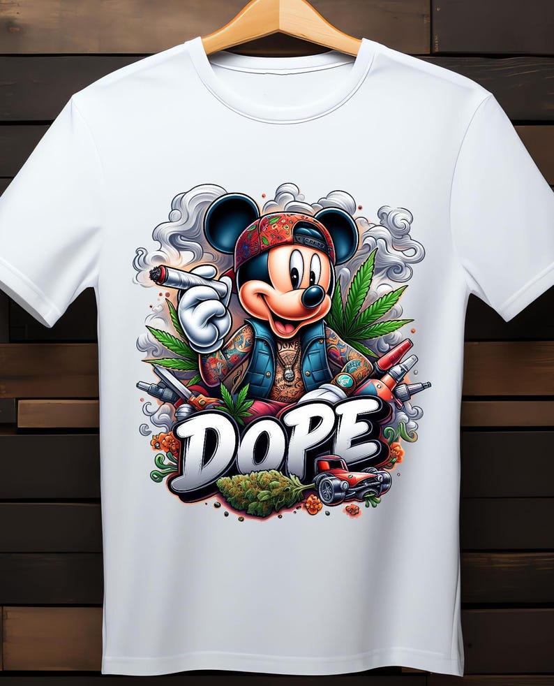 PNG Weed Dope Cool Cartoon Character Digital Download Tattoos L Smoke ...