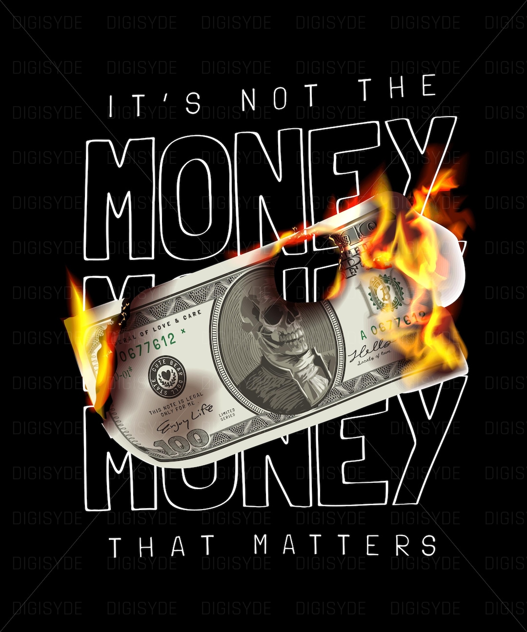 Money Design T-shirt PNG: Urban Streetwear Graphic (digital Download ...