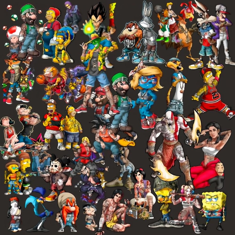 Cartoon Tshirts Graphics - Etsy