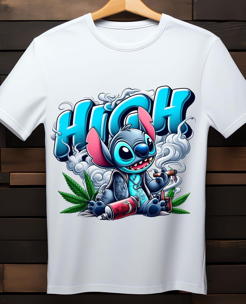 High Weed Smoking PNG File | Streetwear Design | T-shirt Transfer ...