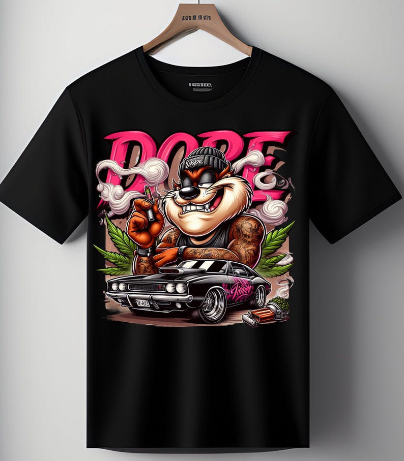 PNG File Dope Weed File Men Cartoon Design Digital Prints T-shirt ...