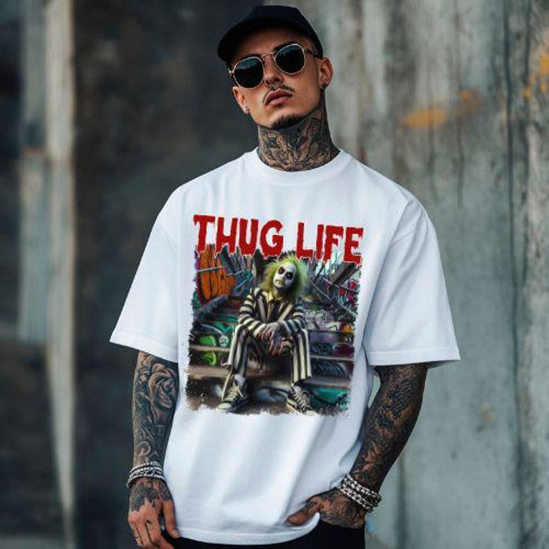Thug Life Halloween Horror Anime PNG File Scary Movie Characters T ...