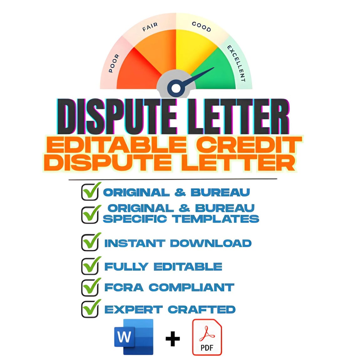 Experian Credit Dispute Letter Template: DIY Repair Kit (PDF + Word) - Etsy