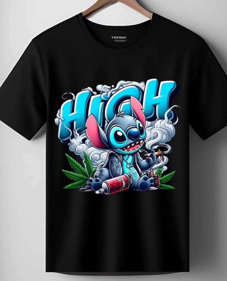 High Weed Smoking PNG File | Streetwear Design | T-shirt Transfer ...