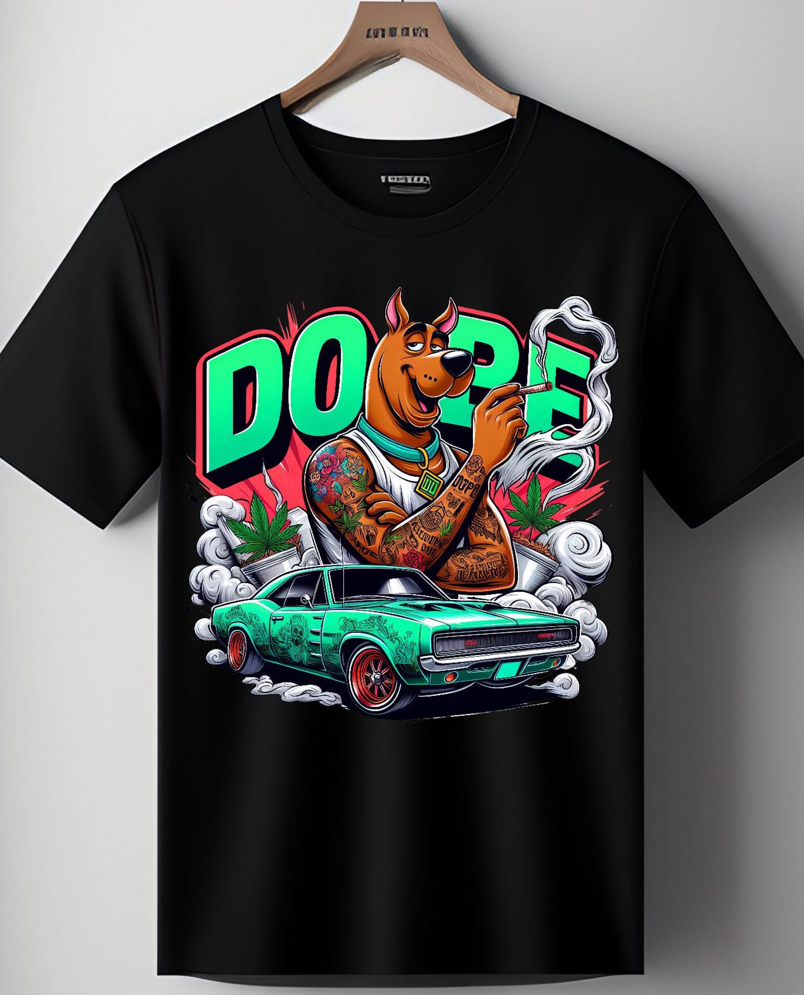 Dope Weed Dog PNG File Smoking Cartoon Design | 420 T-shirt Transfer ...