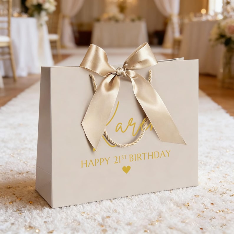 Personalised Birthday Gift Bag, Birthday Gift Bag, Special Birthday ...