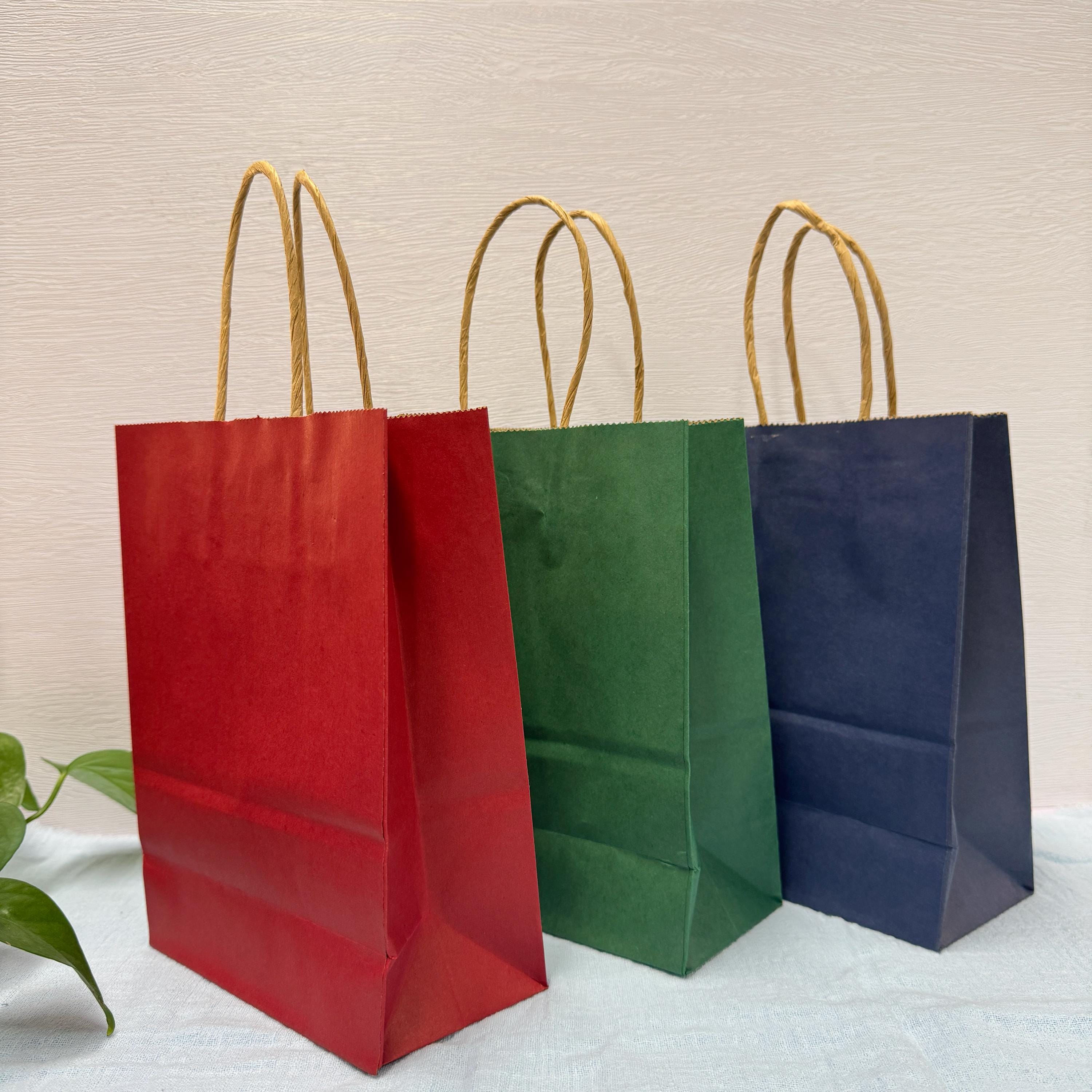 Party Paper Bags, Kraft Paper Gift Bags, Paper Party Bags With Handles ...