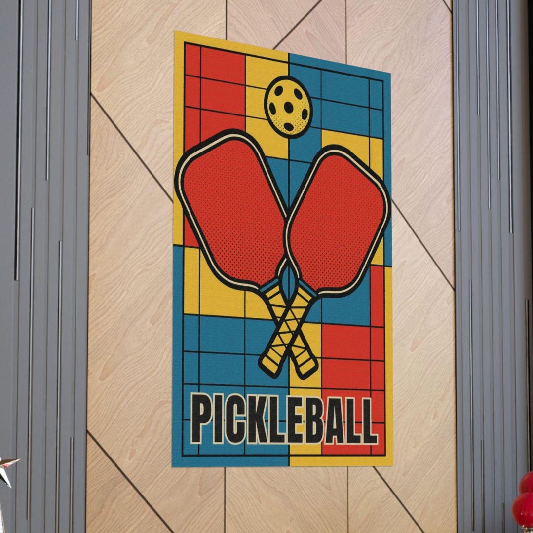Poster Pop Art Pickleball - Retro Comic Style Wall Art - Vibrant ...