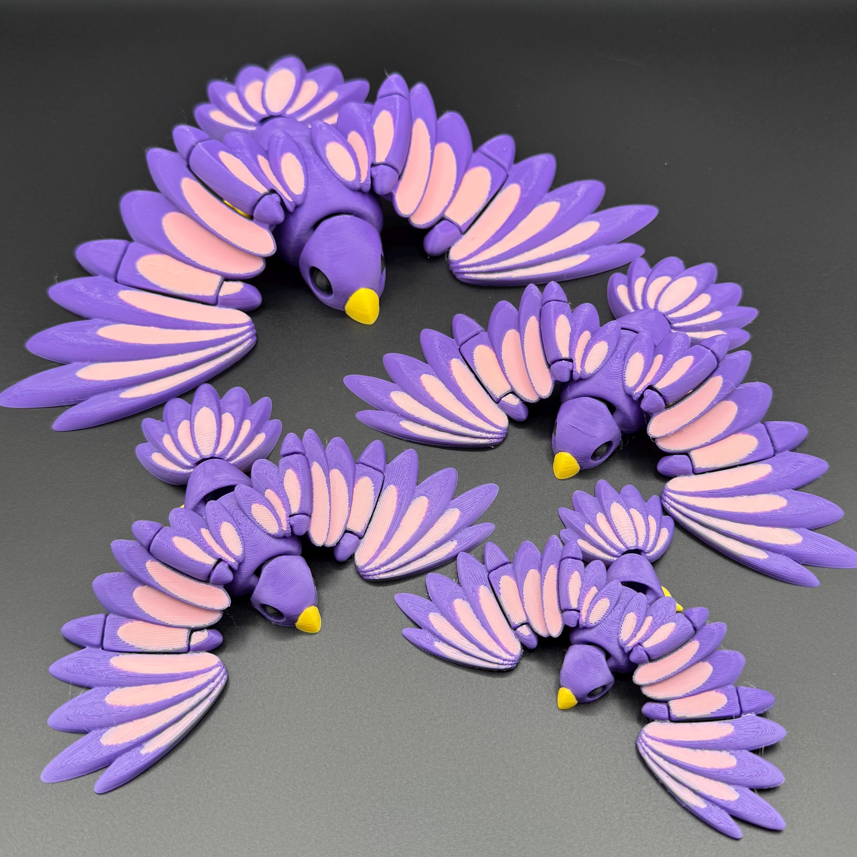 3D Articulated Bird - Etsy