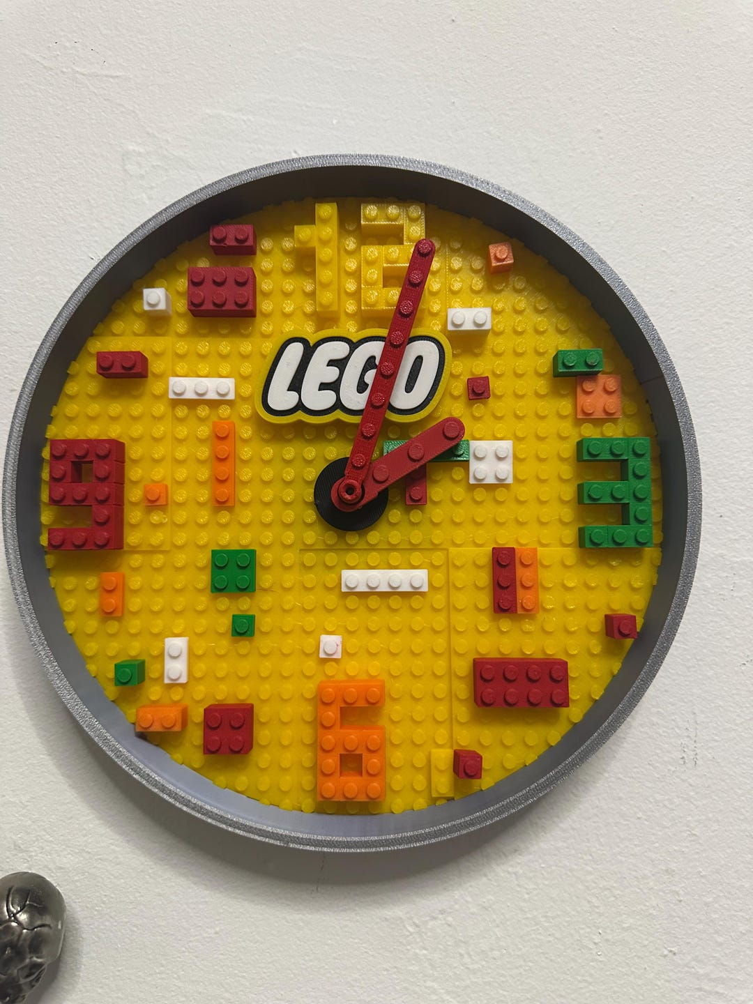 3D Lego Clock - Etsy