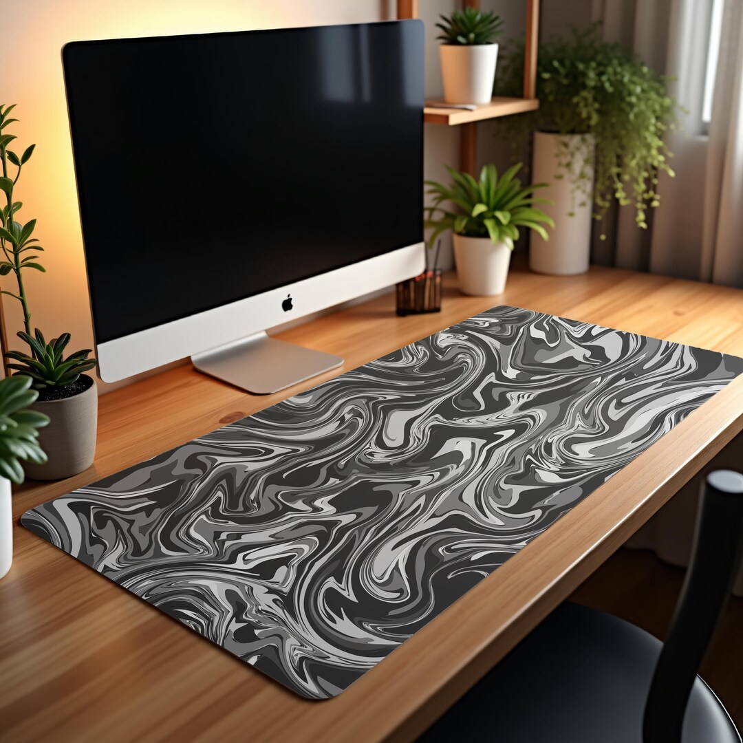 Xxl Large Strata Liquid Gaming Desk Mat & Mouspad | Desk Decor, Desk ...