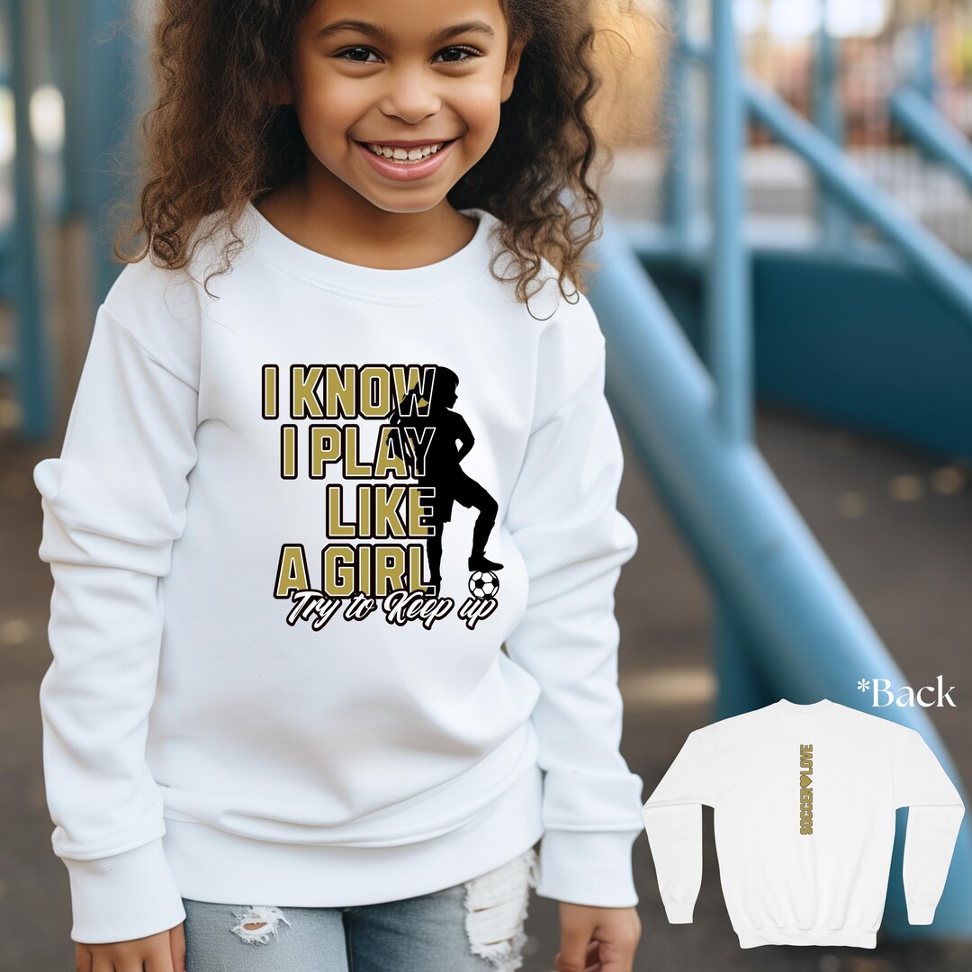 Girl Soccer Shirt, Youth Soccer Sweatshirt, Soccer Team Shirt, Game Day ...