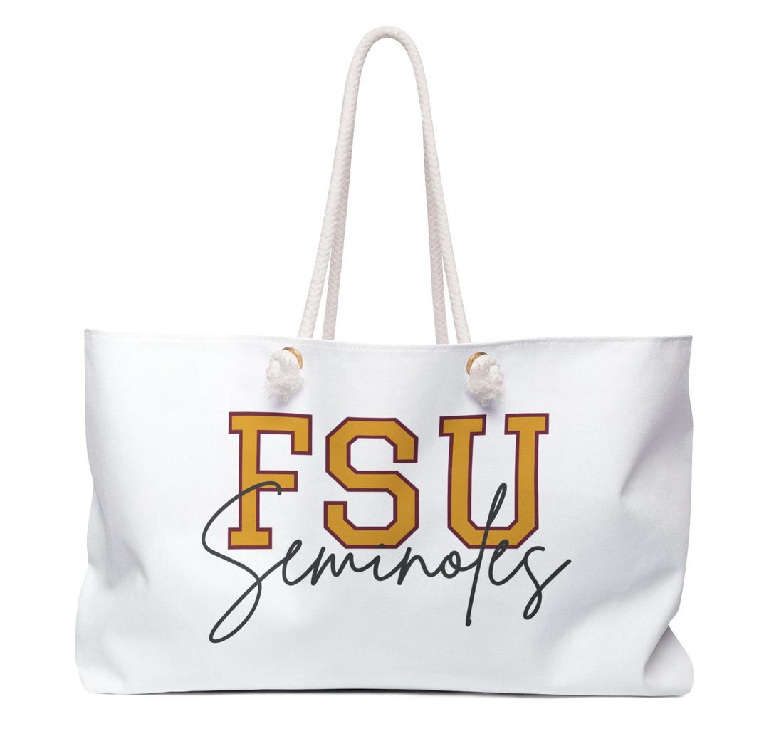 FSU Weekender Bag, FSU Merch, Florida Seminoles Bag, Fsu Gameday Bag ...