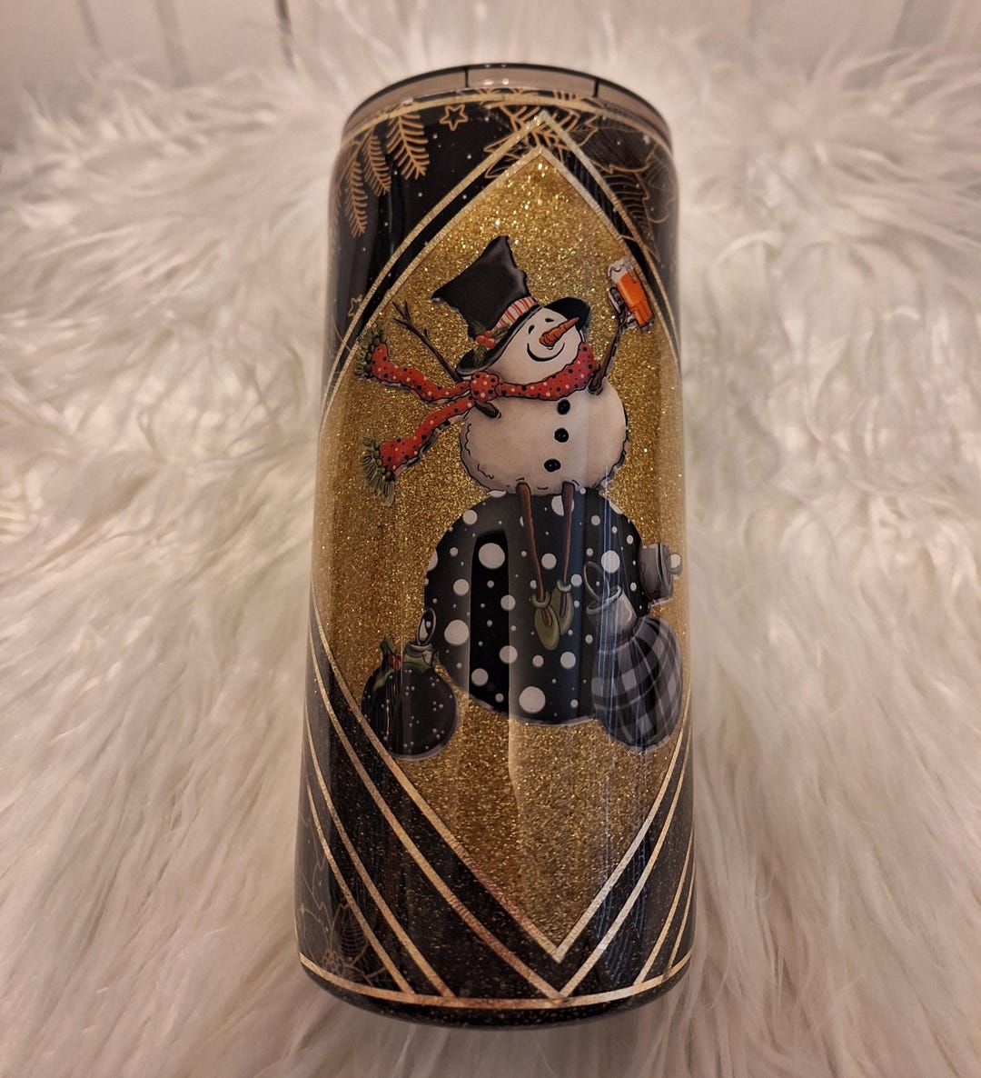 Tipsy Snowman Tumbler, Snowman Tumbler, Christmas Tumbler 22oz - Etsy
