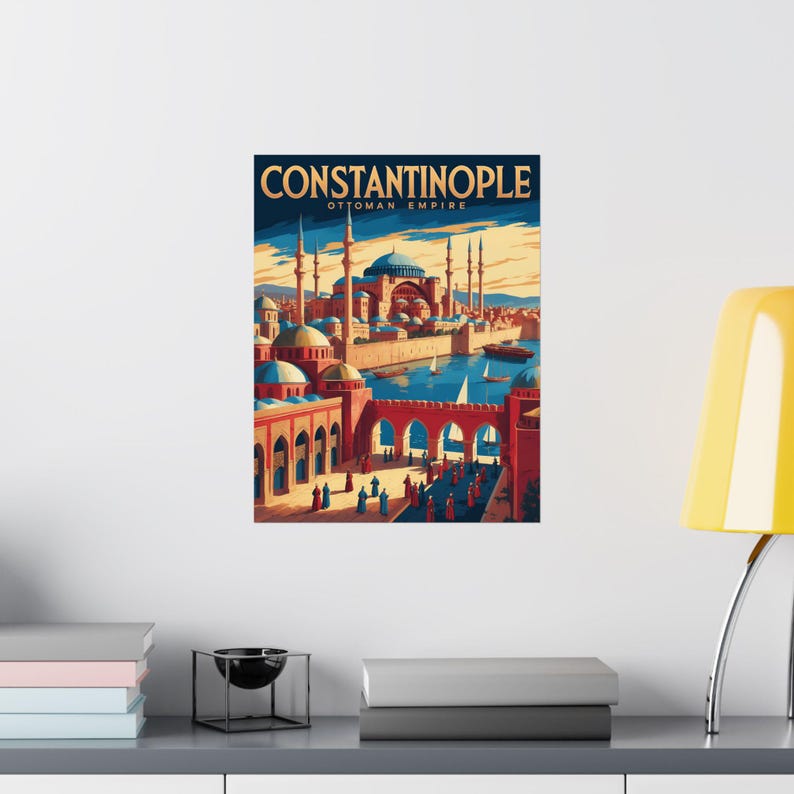 Ottoman Constantinople Printable Art, Ottoman Empire Poster, Historic ...