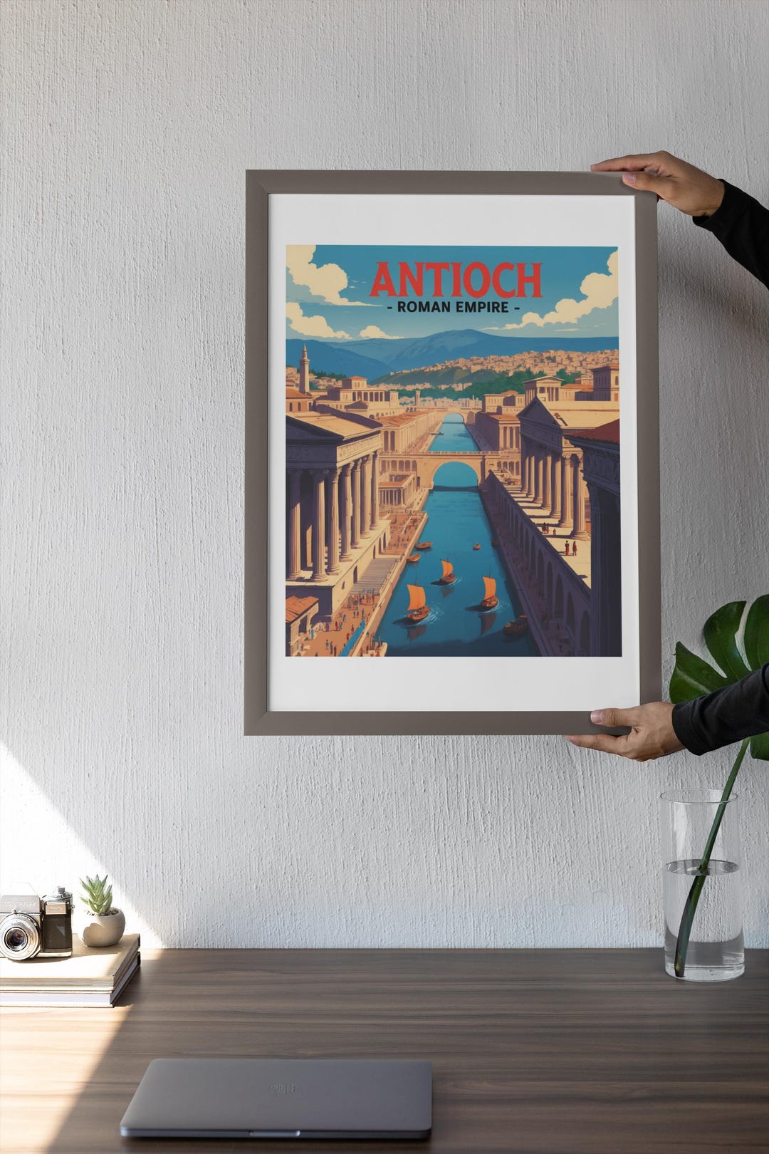 Antioch Travel Poster: Ancient Roman City Wall Art - Etsy