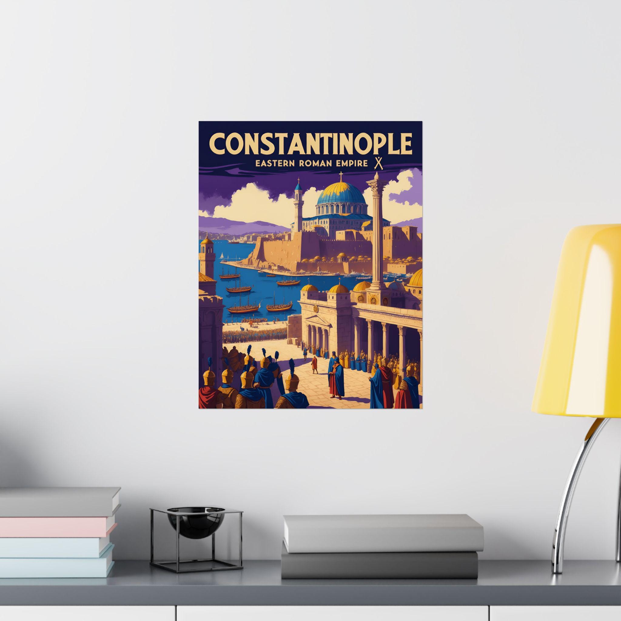 Constantinople Art Print, Byzantine Empire, Eastern Roman Decor ...
