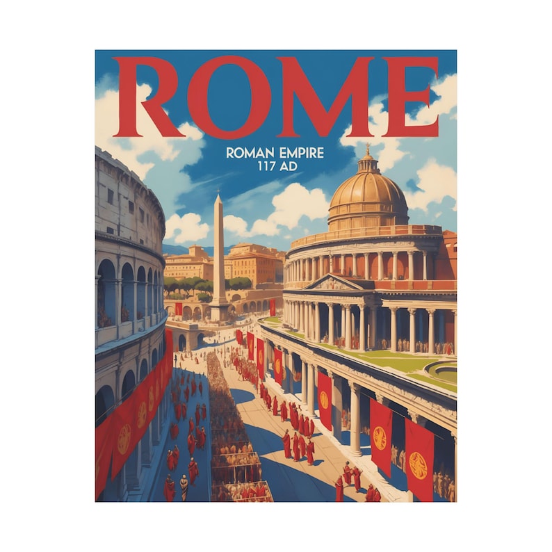 Rome Printable Art | Ancient Roman Empire Poster | Digital Download ...