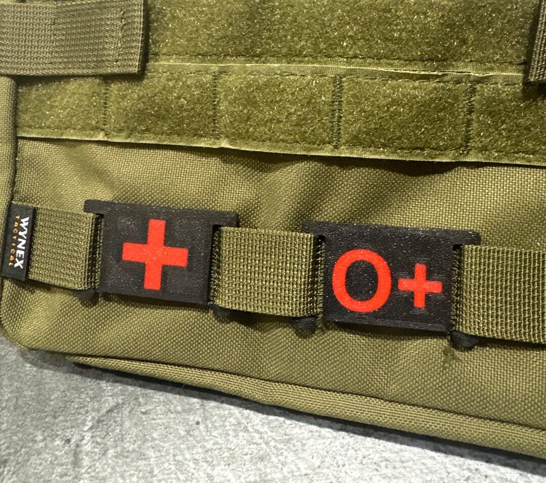 Medical & Blood Type Tags – Durable ID for Tactical, EMT, EDC Gear - Etsy