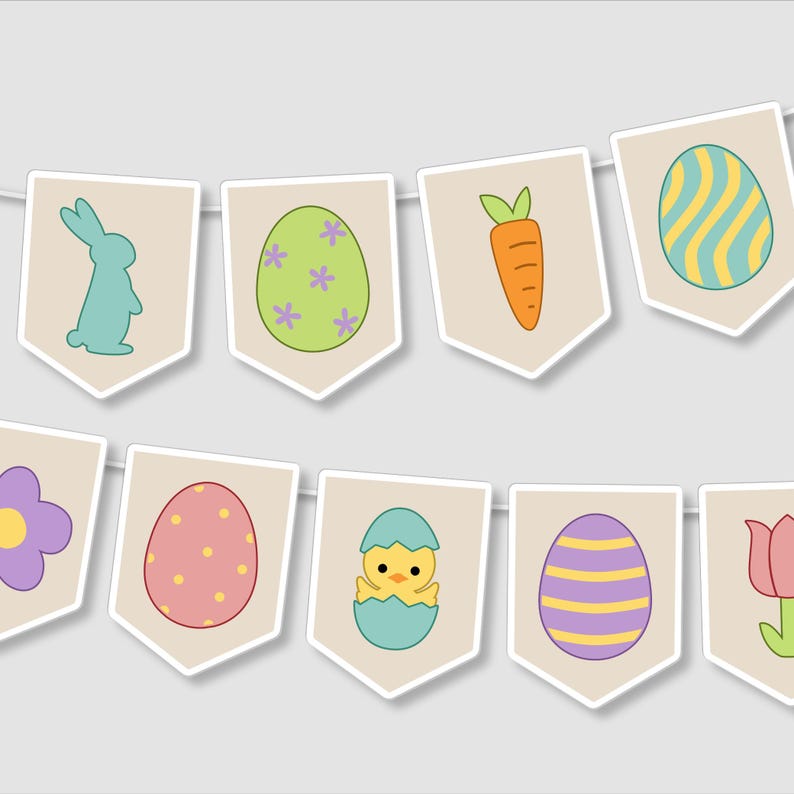 Happy Spring! Happy Easter! Banner Decoration - Etsy