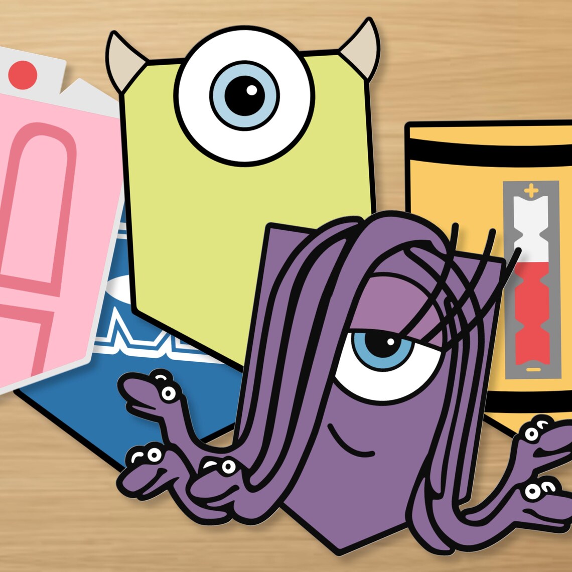 Monsters Inc. – disney Inspired Custom Birthday Banner Party Decoration ...