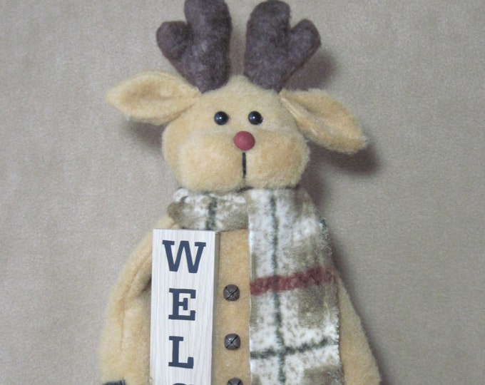 Reindeer Pattern: reindeer Draft Stopper 663 - Etsy Canada