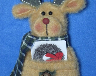 Reindeer pattern: Reindeer Draft Stopper 663 | Etsy